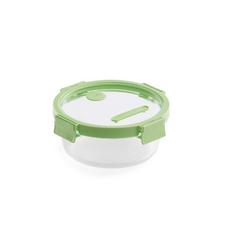 Lekue 100% Airtight Round Glass Food Storage Container : Target