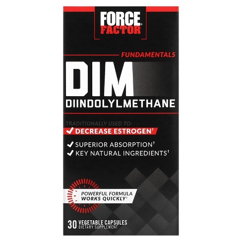 Force Factor Fundamentals Dim Diindolylmethane, 30 Vegetable Capsules ...