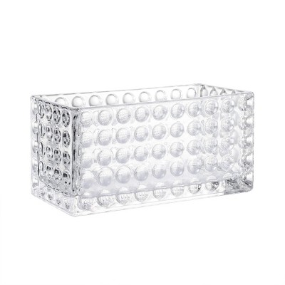 Whole Housware Square Glass Cube Vase (4x8 Inch) : Target