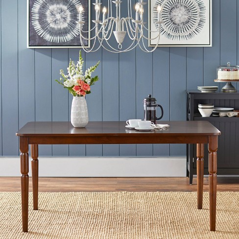 Albury Dining Table Brown - Buylateral: Mdf Composite, Non-extension ...