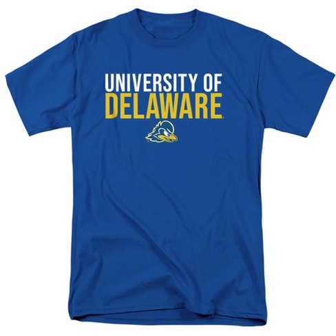 University Of Delaware Official Stacked Unisex Adult T-shirt, Stacked ...