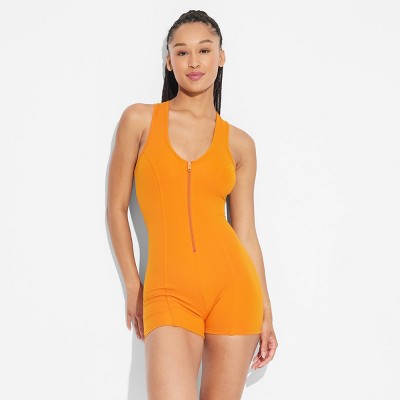 Women's Game Day Butter Romper - Wild Fable™ Dark Orange Xxs : Target