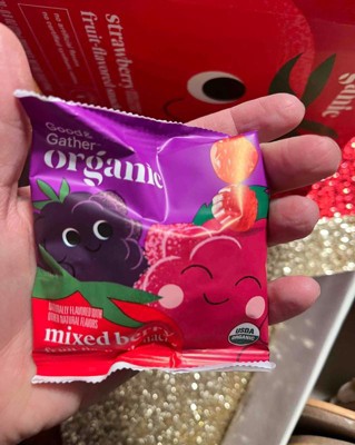 Organic Mixed Berry Fruit Snacks - 20ct - Good & Gather™ : Target