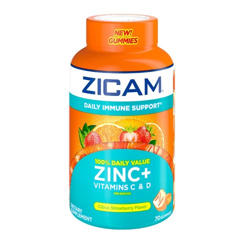 Zicam Daily Immune Support Gummies - 70ct : Target
