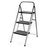 Delxo Portable Collapsible Lightweight Alloy Steel 3-step Stool ...