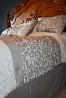 8pc King Casey Embroidered Comforter Set Neutral - 510 Design : Target