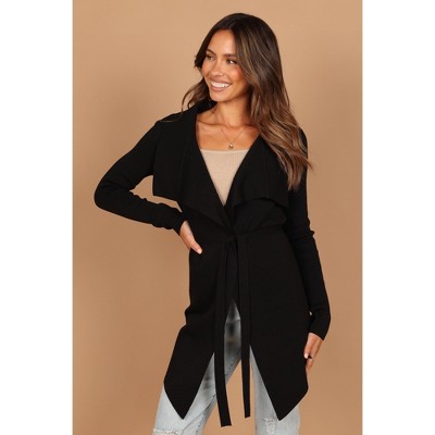 Petal And Pup Women's Zimmer Cardigan - Black 6 : Target