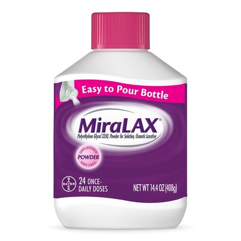 Miralax Gentle Constipation Relief 24 Doses Without Harsh Side Effects ...