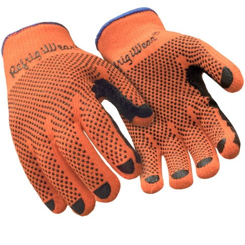 Refrigiwear Midweight Double Sided Pvc Dot Grip Knit Work Gloves (12 ...