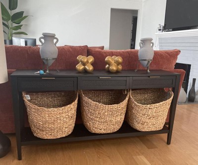 East Bluff Woven Drawer Console Table - Threshold™ Designed With Studio ...