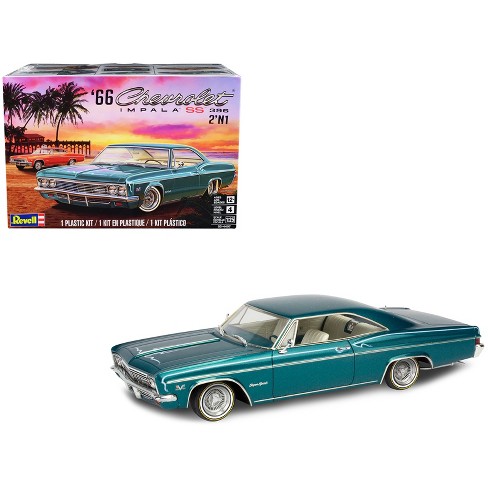 Level 4 Model Kit 1966 Chevrolet Impala Ss 396 2-in-1 Kit 1/25 Scale ...