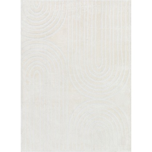 Well Woven Feliz Boho Rainbow Hi-lo Plush Ivory 5'3" X 7' Area Rug : Target