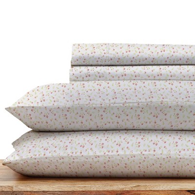 Elegant Cotton 100% Organic Cotton Sheet Set - 4-piece Set - White ...