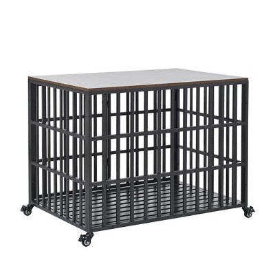 Fdw 30 Inch Dog Crates For Large Dogs Folding Mental Wire Crates Dog ...