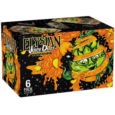 Elysian Juice Dust Ipa - 6pk/12 Fl Oz Cans : Target