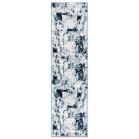 World Rug Gallery Contemporary Chic Abstract Design Area Rug - Blue 2 ...