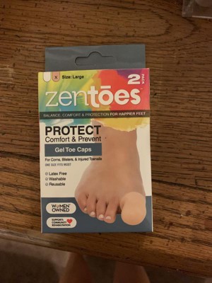Zentoes Gel Toe Caps - Beige - L - 2pk : Target