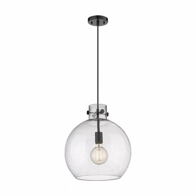 Innovations Lighting Newton Sphere 1 - Light Pendant in Matte Black ...