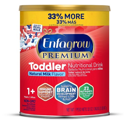 Enfagrow Premium Powder Toddler Formula - 32oz : Target