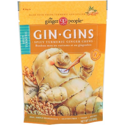 The Ginger People Super Strength Gin-gins Strong Ginger Candy - Case Of ...