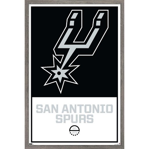 Trends International Nba San Antonio Spurs - Logo 21 Framed Wall Poster ...