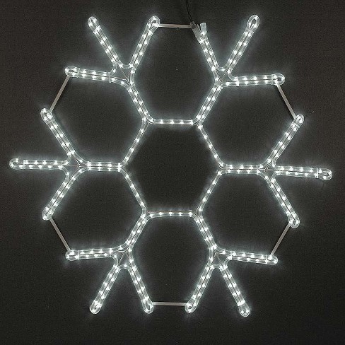 Novelty Lights 36" Pure White Christmas Led Snowflake Sculpture, Made ...