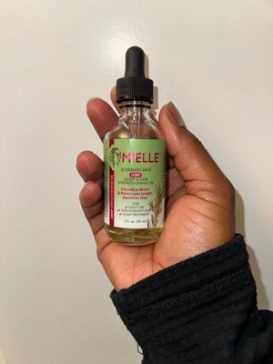 Mielle Organics Rosemary Mint Light Scalp & Hair Strengthening Oil - 2 ...