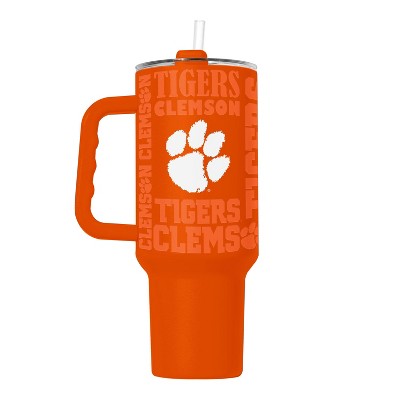 Ncaa Clemson Tigers 40oz Replay Powder Coat Tumbler : Target