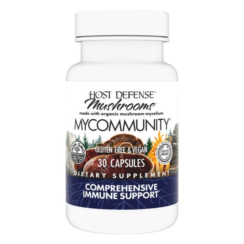 Host Defense Mycommunity Capsules, Advanced Immune Support, Mushroom ...