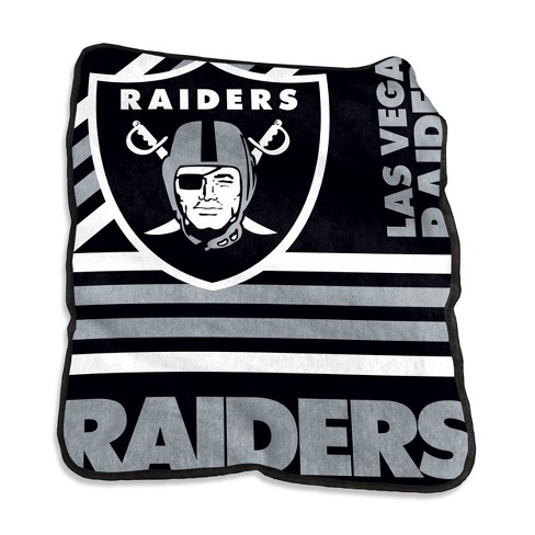 Nfl Las Vegas Raiders Raschel Throw Blanket : Target