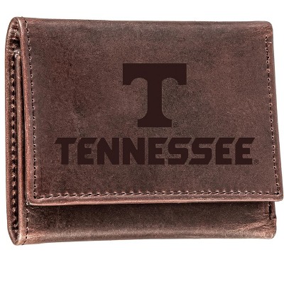 Evergreen Ncaa Tennessee Volunteers Brown Leather Trifold Wallet ...