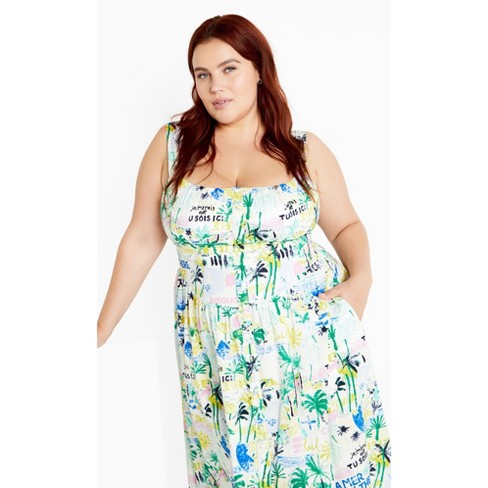 City Chic | Women's Plus Size Almay Dress - White - 16w : Target