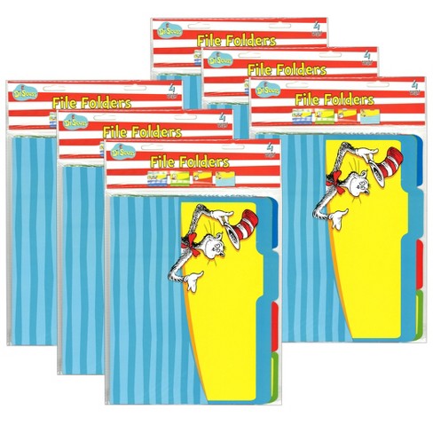 Eureka® Dr. Seuss™ Classic File Folders, 4 Per Pack, 6 Packs : Target