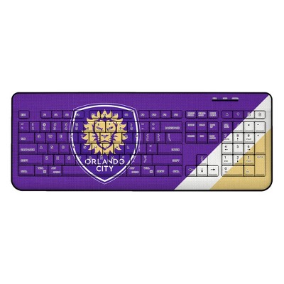 Keyscaper Orlando City Soccer Club Diagonal Stripe Wireless Usb ...