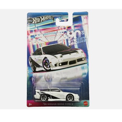 Hot Wheels 2024 90s Street Scene 1/5 White '96 Nissan 180sx Type X : Target
