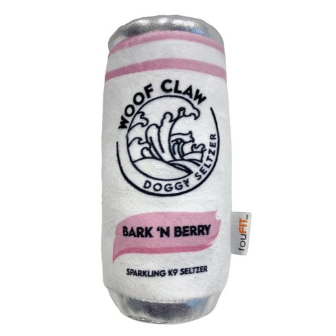 Foufit Woof Claw Bark N Berry Plush Dog Toy - Pink (6") : Target