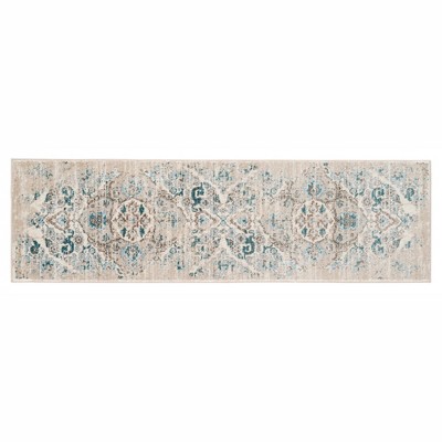 Luxe Weavers Victoria Collection Cream 2x7 Floral Area Rug : Target