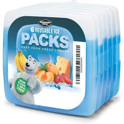 Dynamic Gear Reusable Ice Packs- Pack Of 6 : Target