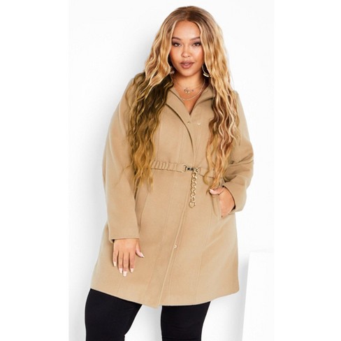 Avenue Women's Plus Size Shiloh Jacket - 30/32, Carmel : Target