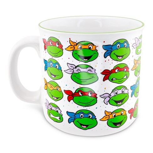 Silver Buffalo Teenage Mutant Ninja Turtles Portraits Ceramic Camper ...