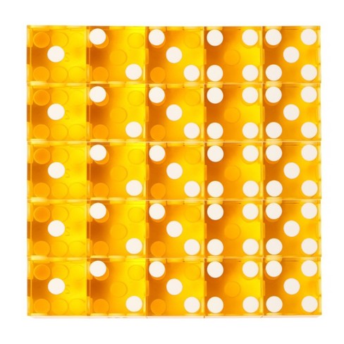 25-pack 19mm Yellow Dice Set : Target