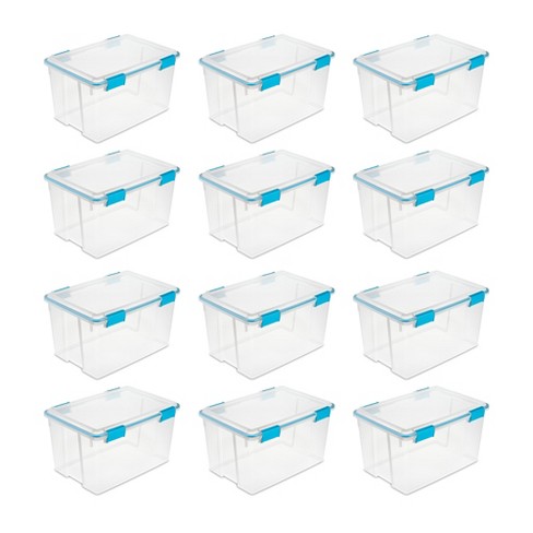 Sterilite 120qrt. Multipurpose Clear Plastic Storage Container Box With ...