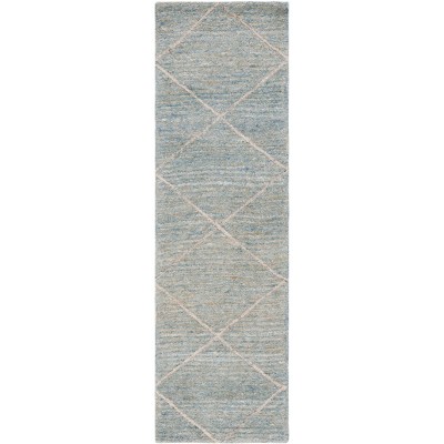 Himalaya Him153 Hand Tufted Runner Rug - Blue - 2'3"x8' - Safavieh ...