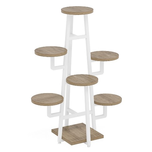 Tribesigns 7 Tier Plant Stand, Beige & Brown : Target