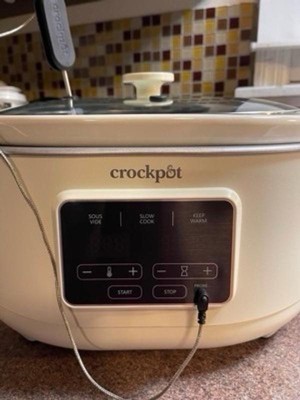 Crock-pot 6qt Programmable Slow Cooker With Sous Vide - Oat Milk Ivory ...