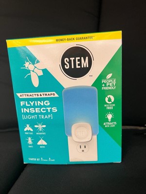 Stem Flying Insect Light Fly Trap Starter Kit - 1 Unit + 1 Refill : Target