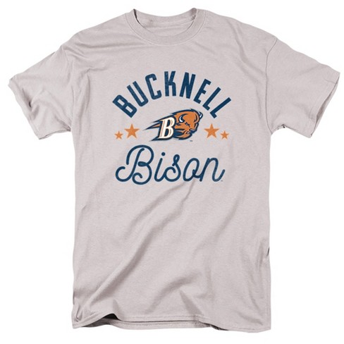 Bucknell University Official Bison Adult T-shirt, Silver, Small : Target