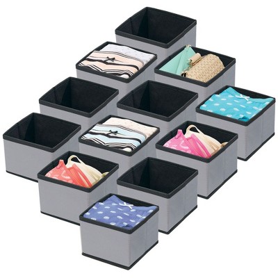mDesign Soft Fabric Dresser Drawer/Closet Storage Organizer : Target