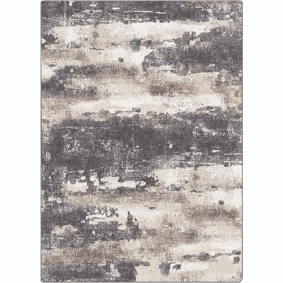 abyNow Rustic Textures Abstract Modern Indoor Area Rug-6' x 9'-Beige ...