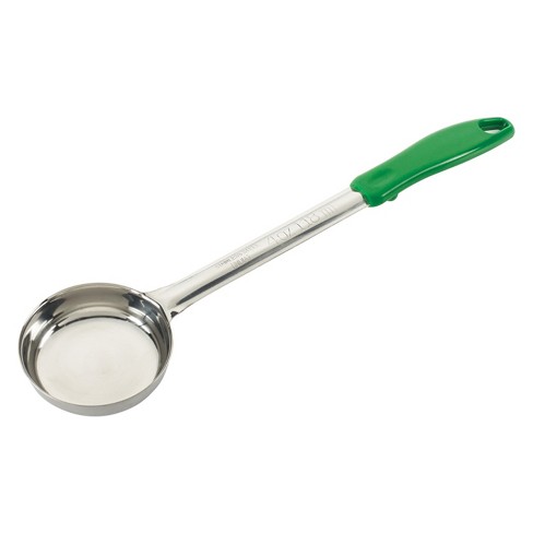 Winco One-piece Solid Portion Spoon, Green, 4 Oz : Target